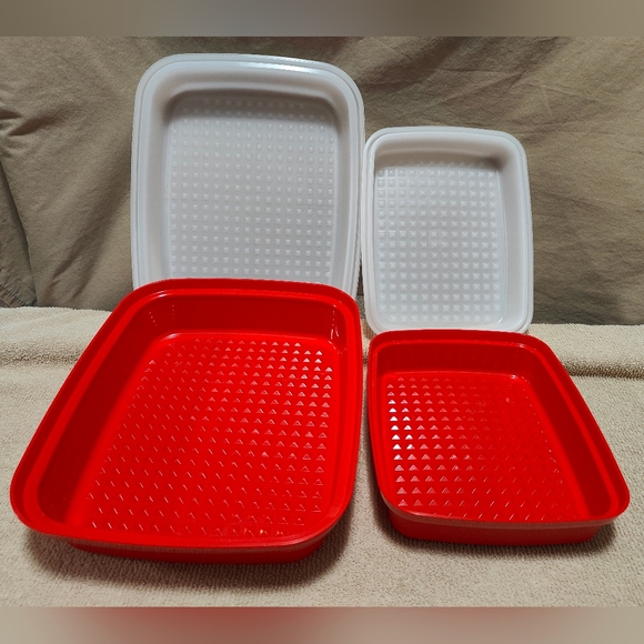 Tupperware | Kitchen | Tupperware Seasonserve Large Small Marinating ...